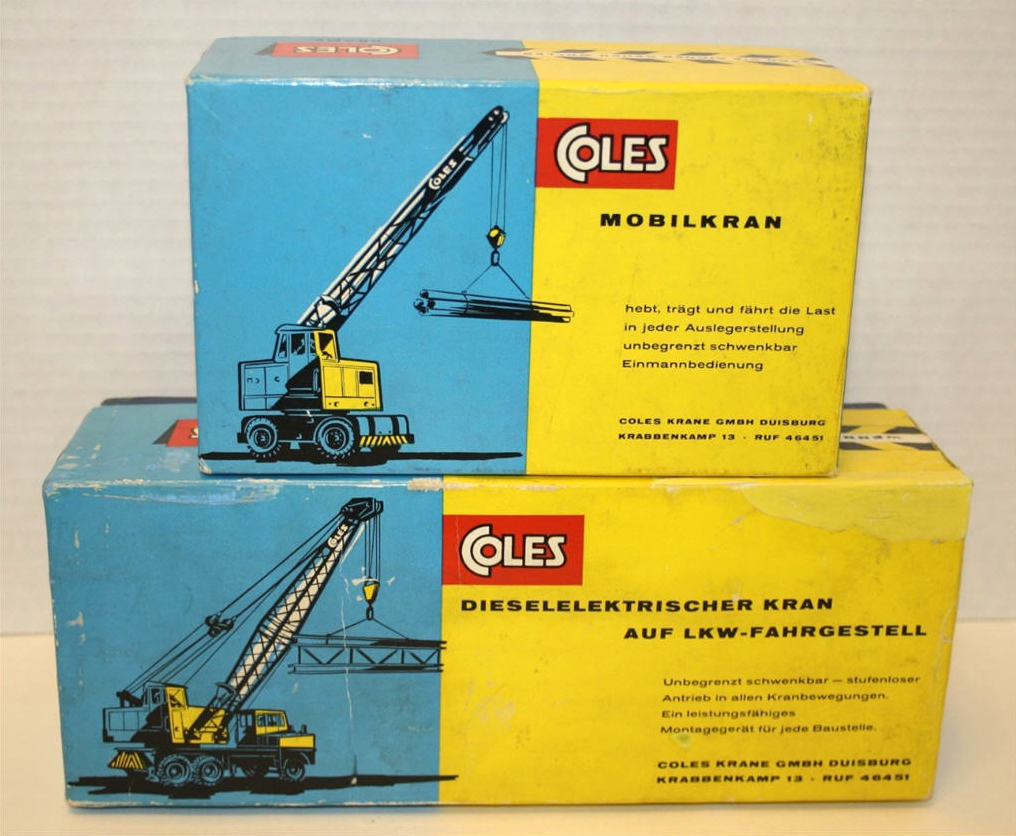 German Coles Cranes - Dinky Fans